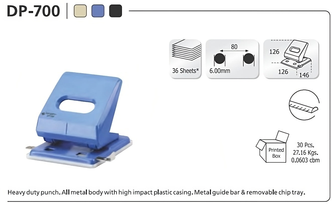 Kangaro Paper Punch 36 Sheets DP 700 – Stationery Online KW