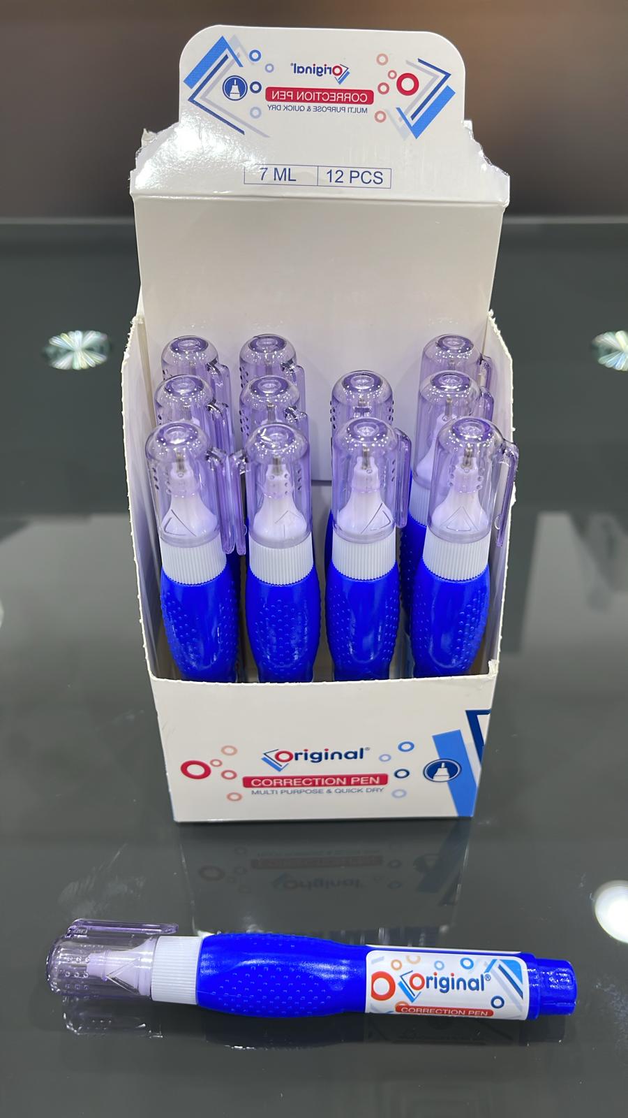 Original® Correction pen Multi Purpose & Quick Dry Pack of 12's 7ml ...